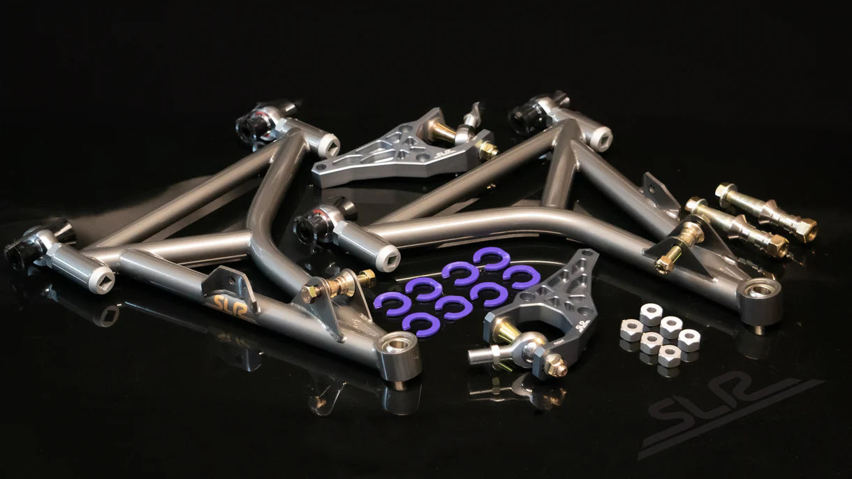 SLRspeed Angle Kits for 350Z, E46, and E36: Over 74 Degrees of Steerin